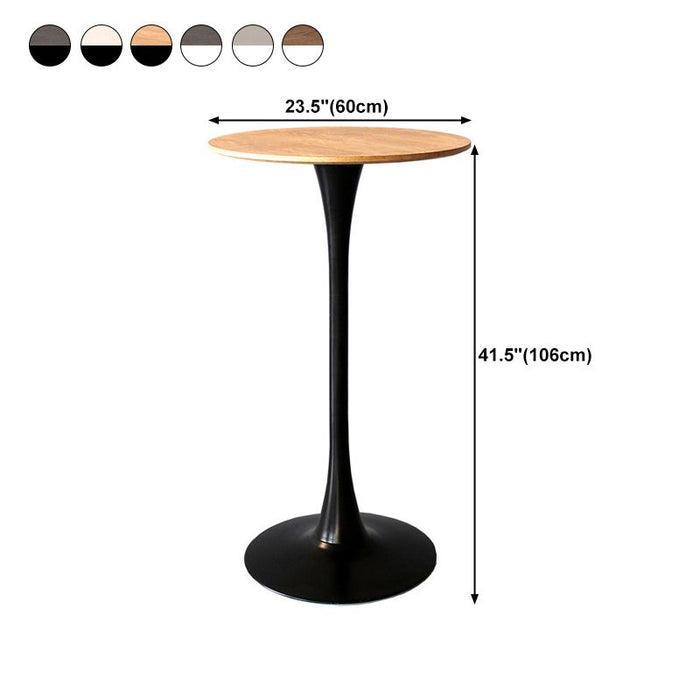 Contemporary Round Counter Table Dining Metal Counter Table for Restau