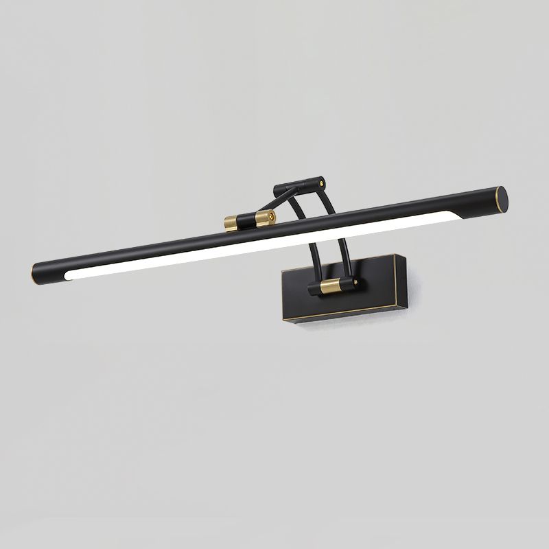 Linear Mirror Cabinet Wall Vanity Light Metallic LED Contemporary Scon