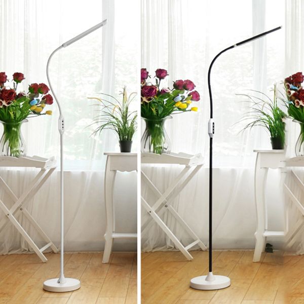 Modern Linear Floor Lamp Metal 65" High LED Floor Light for Living Roo