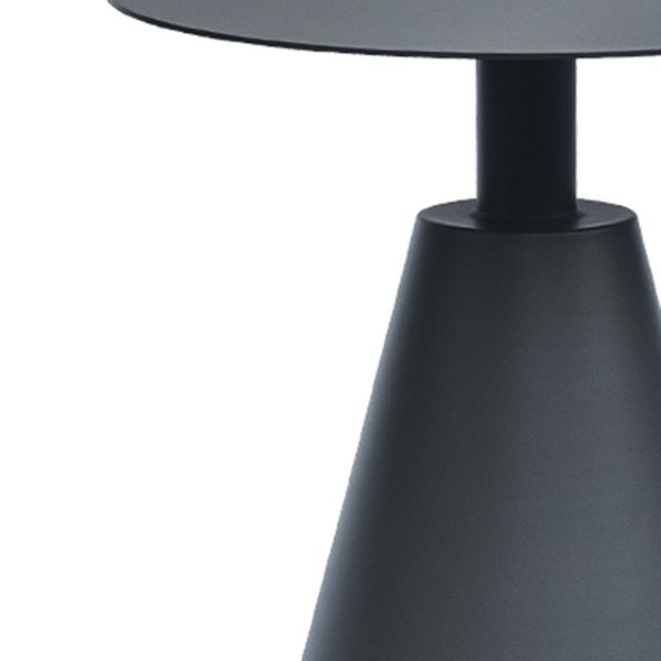 Round Aluminum Bistro Table Contemporary Water and Rust Resistant Pati