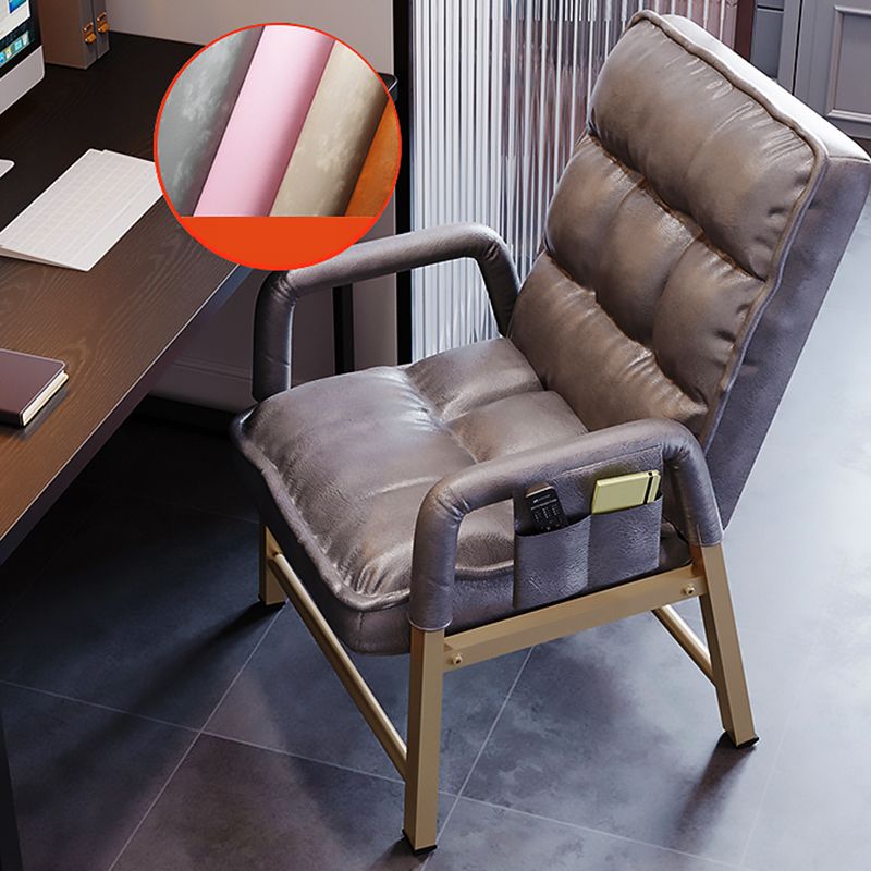 Modern Computer Chair Adjustable Back Height Office Chair with Upholst