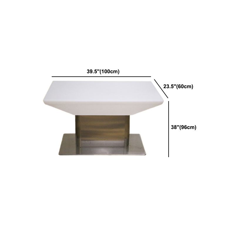 Polyethylene Square Table Industrial Style Restaurant Nightclub Bar Ta