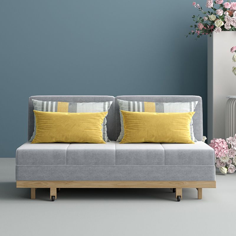 Contemporary Armless Futon Sleeper Sofa Gray Futon Sleeper Sofa Bed