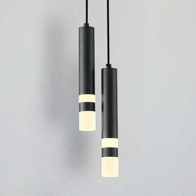 Cylinder Shape Pendant Lights Contemporary Style Metal Pendant Lightin