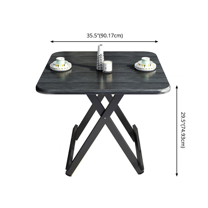 Modern Wooden Dining Room Set with Square Table Kitchen Dining Table F