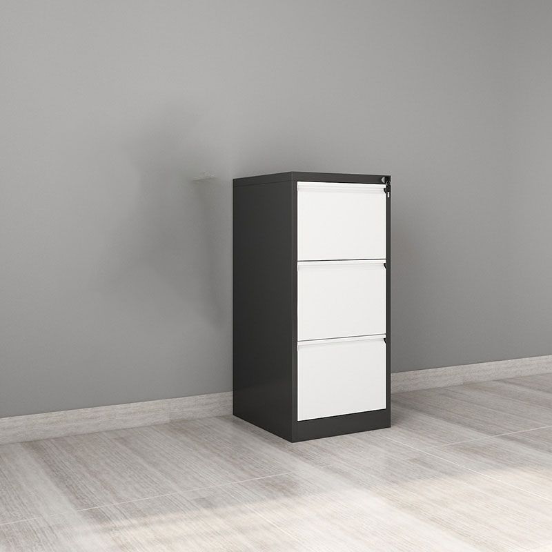 Modern Metal File Cabinet Fire-Resistant Filing Cabinet for Home Offic
