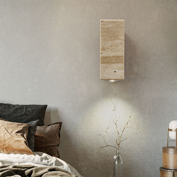 Sitting Room One Head Wall Sconce Contemporary Stone Wall Mounted Ligh