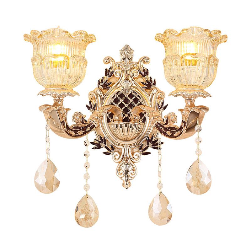 Curved Arm Metal Wall Light Fixture Modern Gold Wall Lighting Ideas wi