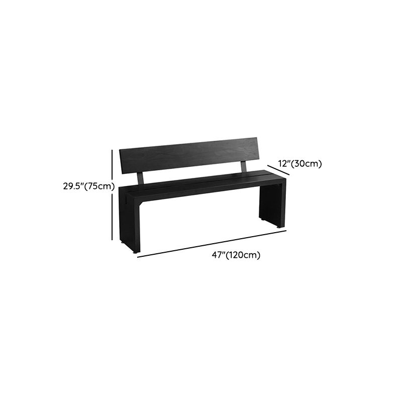 Rectangle Solid Wood Seating Bench Modern Seating Bench for Restaurant