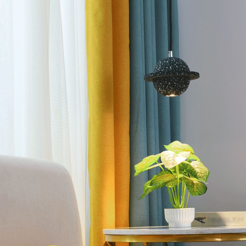 Modern Cement Pendant Light Study Room Global Suspension Lighting