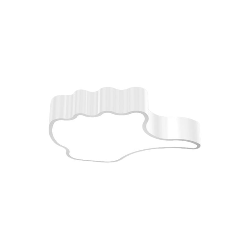 Gesture Classroom Ceiling Flush Mount Kids Acrylic LED Flush Light Fix