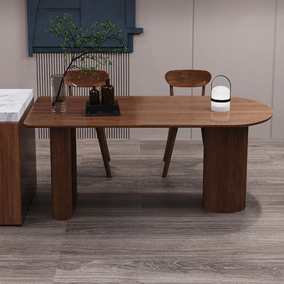 Modern Solid Wood Dining Table 3 Legs Dining Table for Home Use