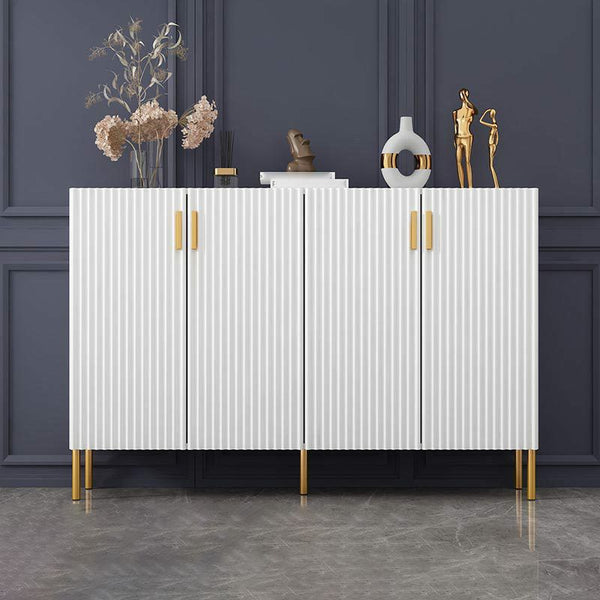 38-inch Height Kitchen Server Light Luxury Buffet Server for Living Ro