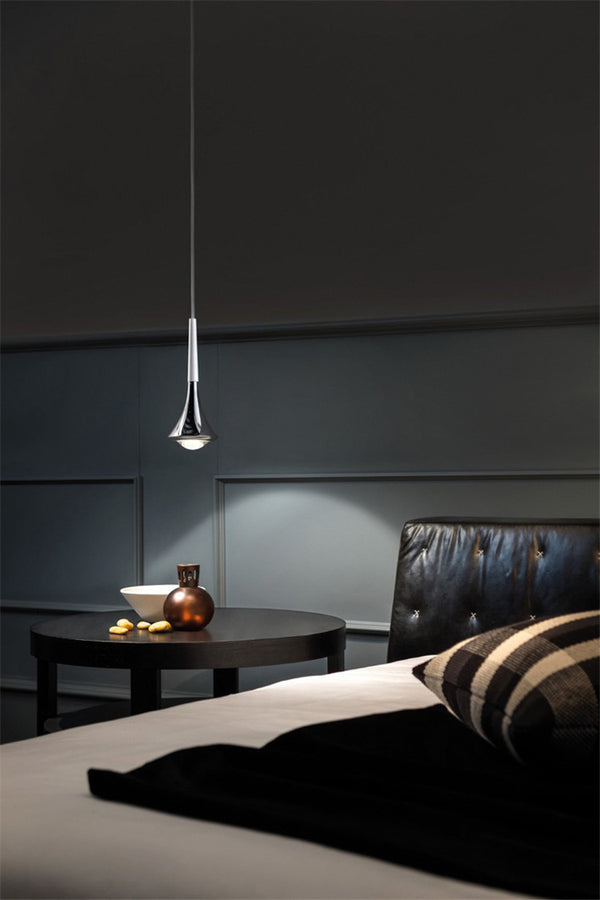 Raindrop LED Pendant Light Minimalist Aesthetic Acrylic Dining Room Su