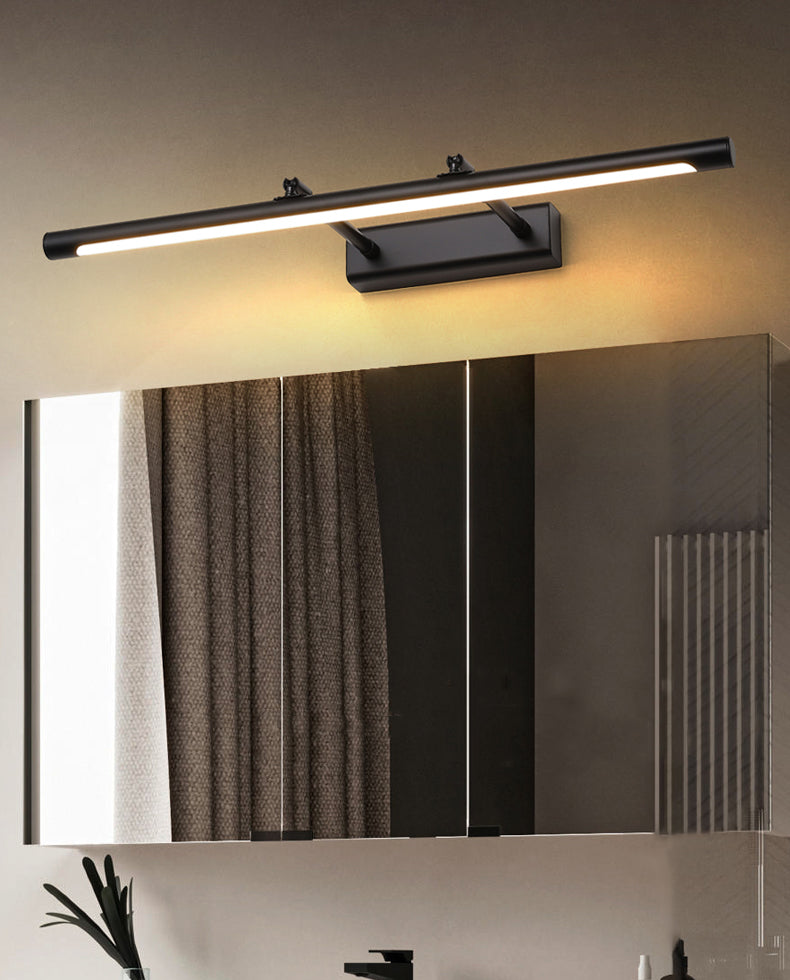 Modern Minimalist Style Strip Wall Mounted Vanity Lights Metal 1 Light