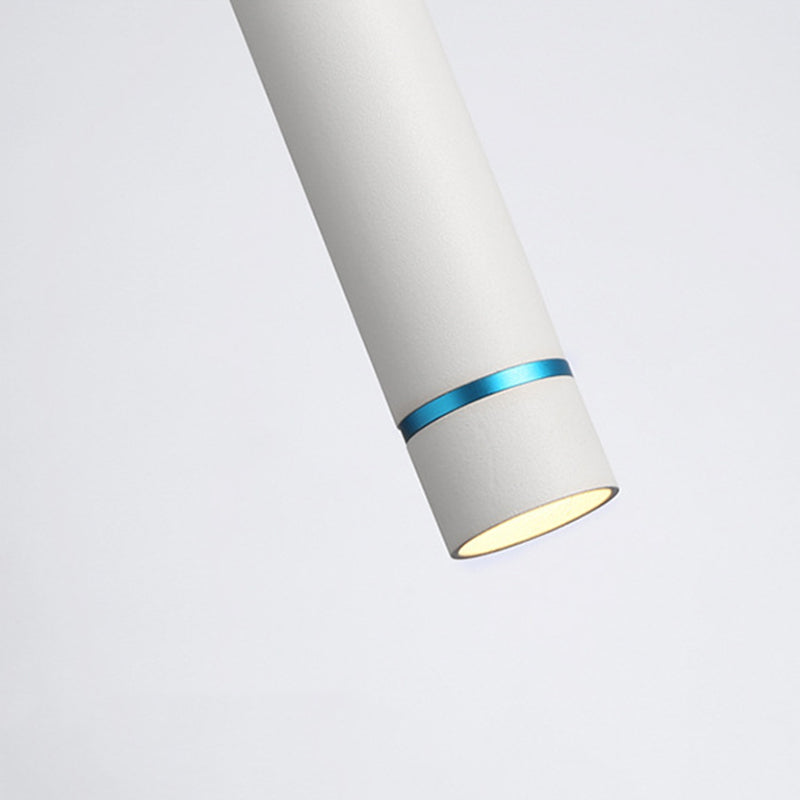 Minimalist Stick Shaped LED Downlight Aluminum Dining Room Suspension