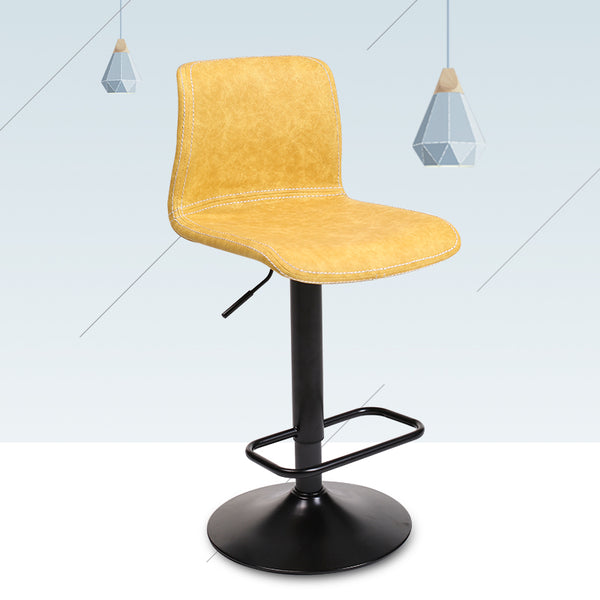 Modern Swivel Adjustable Height Bar Stool Indoor Bar Stool with Low Ba