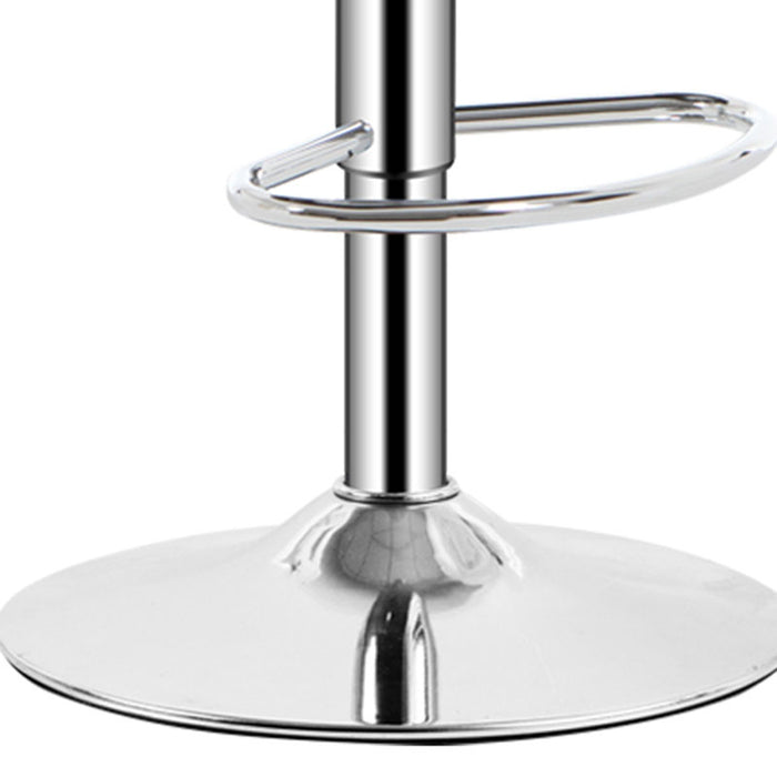 Scandinavian Adjustable Height Swivel Counter Stools Metal Upholstered