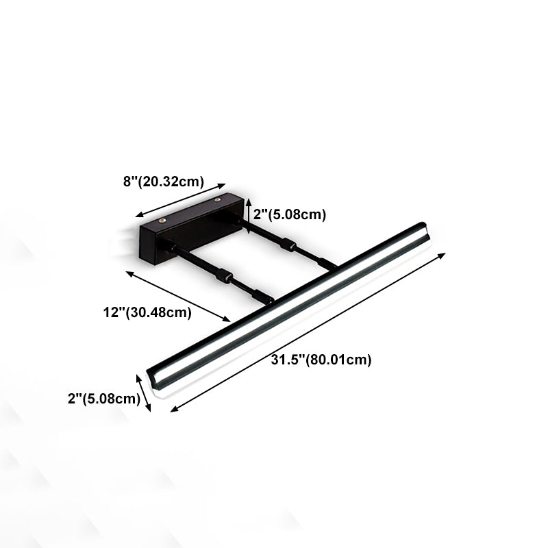 Extendable Bar Shaped Bathroom Vanity Wall Light Fixture Modern LED Sc