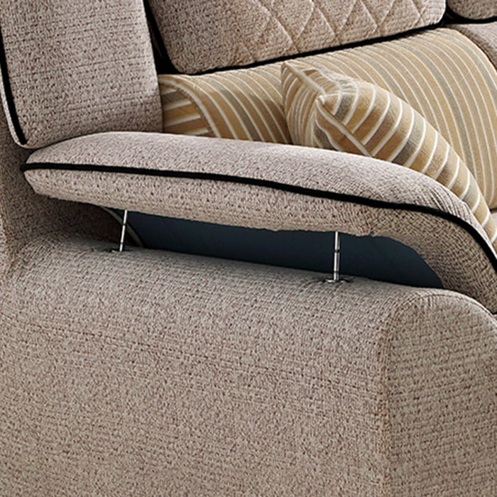 Contemporary Left Hand Facing Sectional 4-Seater Sofa with Pillow Back