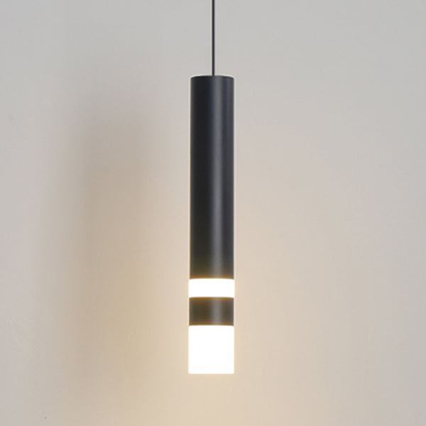 Cylinder Shape Pendant Lights Contemporary Style Metal Pendant Lightin