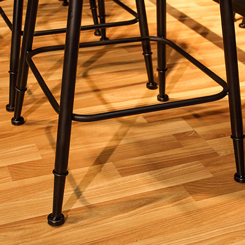 Pine Wood Top Rectangular Bar Table Industrial Pub Table with Trestle