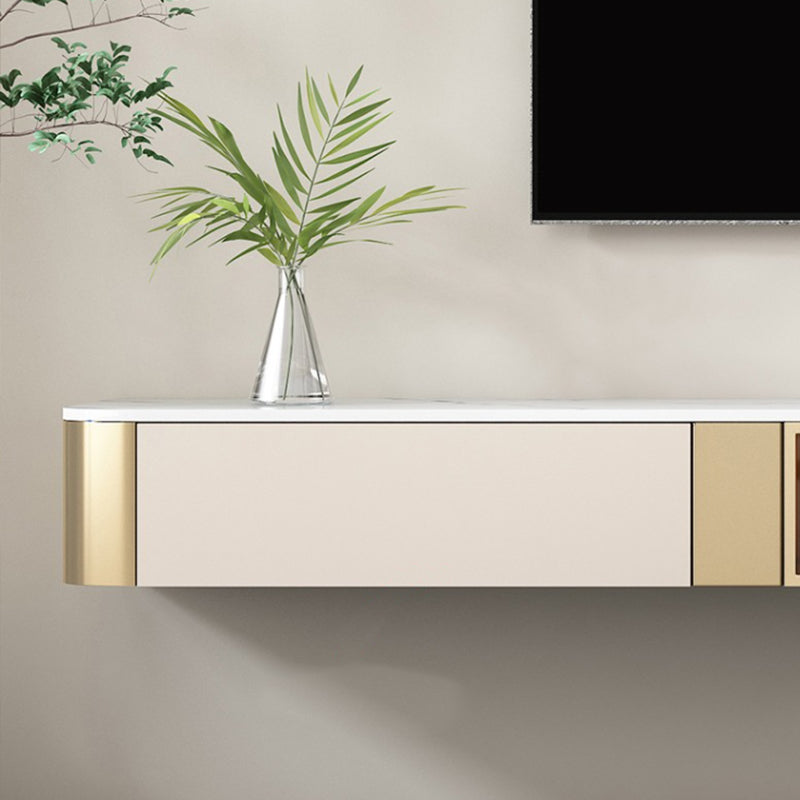 Slate TV Cabinet Gorgeous Style Simple Home Wall Mounted TV Media Cons