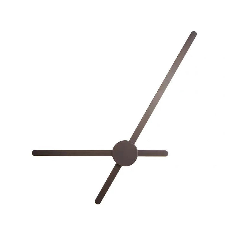 Coffee Finish Cross Line Wall Lighting Simple LED Acrylic Wall Mount L