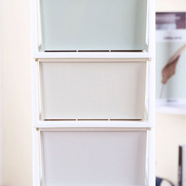 Filing Cabinet Plastic Lateral Color Panel File Cabinet with Drawers f