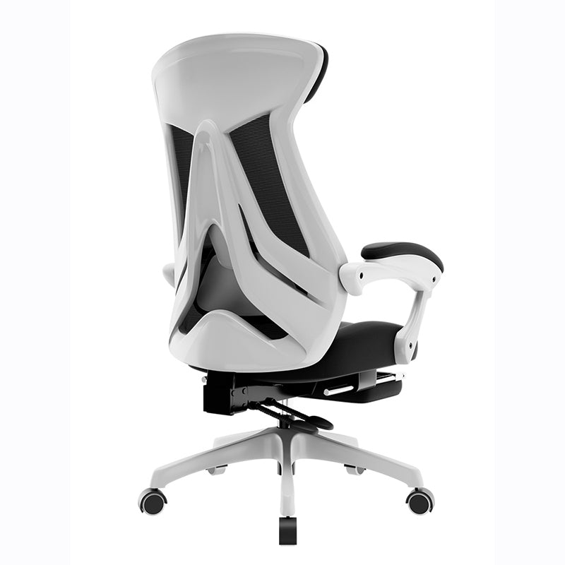 Padded Arms Office Chair No Distressing Tilt Mechanism Ergonomic Slide